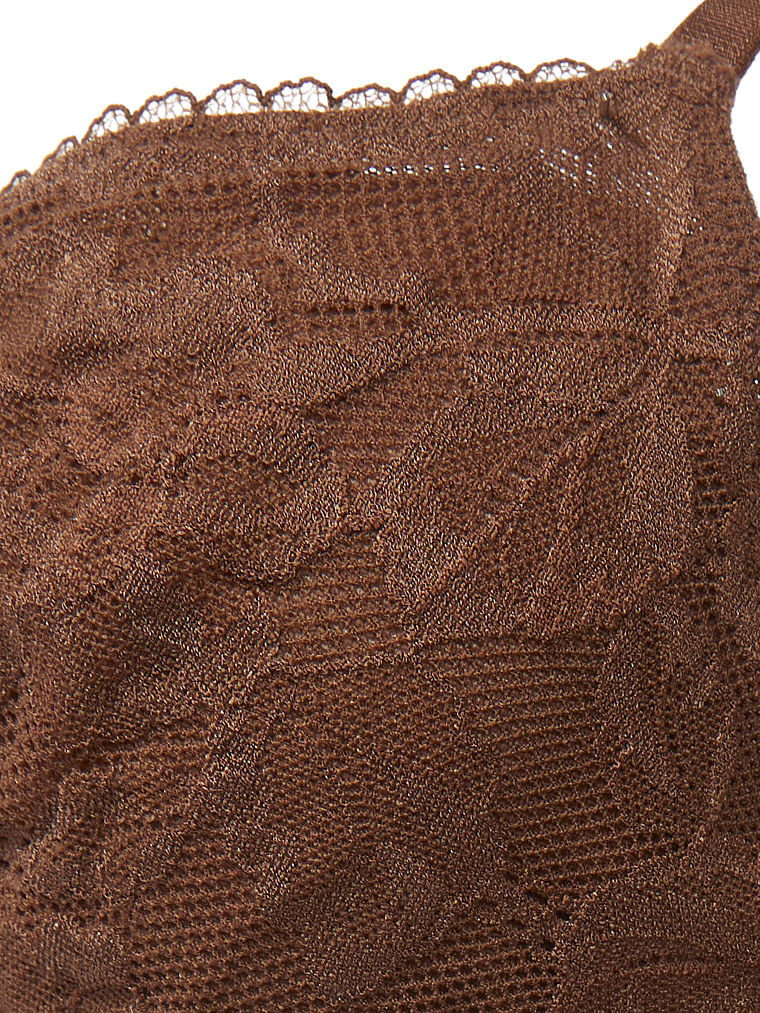 Bra Demi De Encaje Sin Forro Con Realce Invisible Bra Sin Relleno