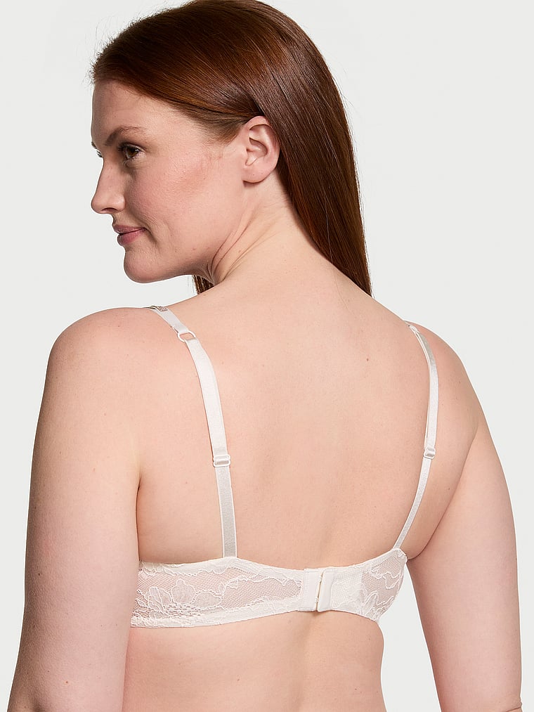 Bra Push Up De Encaje Con Tirantes Brillantes Push Up Victorias