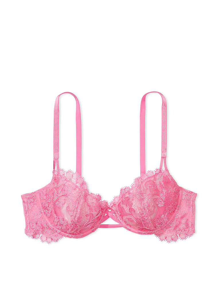 Bra Balconette Wicked Sin Forro Con Bordado Floral Boho Relleno