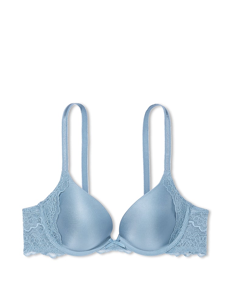 Bra Push Up De Encaje Liso Push Up Victorias Secret Tienda En
