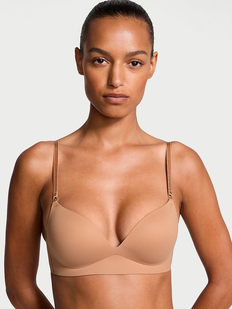 Bra Push Up Escotado Liso Y Sin Varillas Bra Sin Varilla Victorias