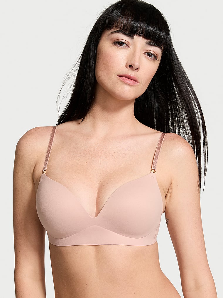 Bra Push Up Escotado Liso Y Sin Varillas Bra Sin Varilla Victorias