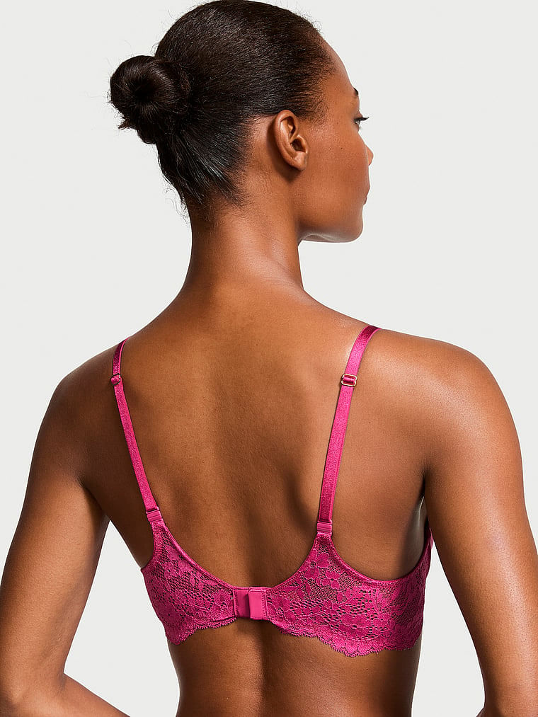 Bra Push Up De Encaje Liso Push Up Victorias Secret Tienda En