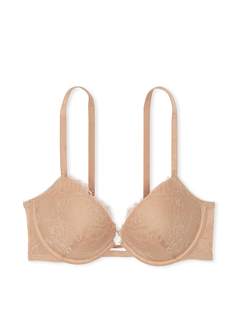 Bra Push Up Con Encaje De Rosas Push Up Victorias Secret Tienda En