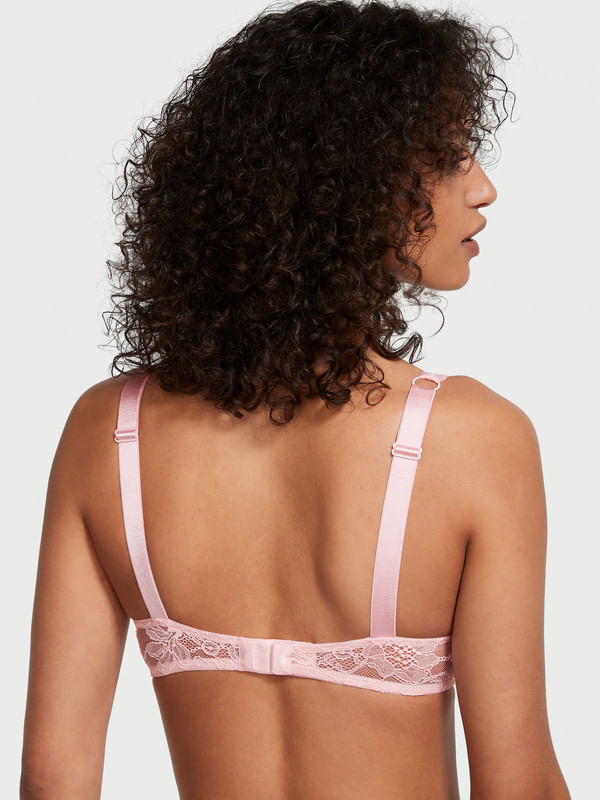Bra Push Up De Encaje Con Tirantes Brillantes Push Up Victorias