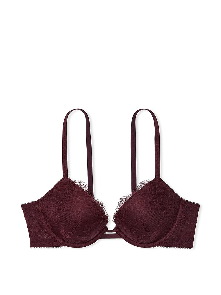 Bra Push Up Con Encaje De Rosas Push Up Victorias Secret Tienda En