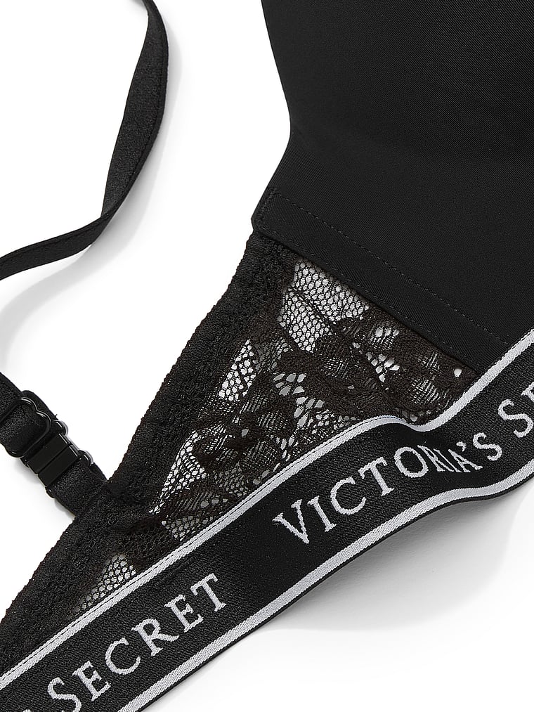 Bra Sin Varillas Ligeramente Forrado Con Ribete De Encaje Bra Sin