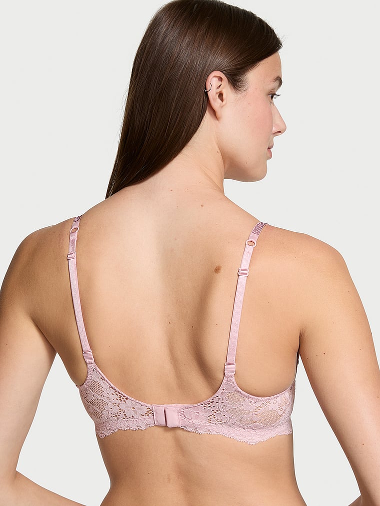 Bra Push Up De Encaje Con Tirantes Brillantes Push Up Victorias
