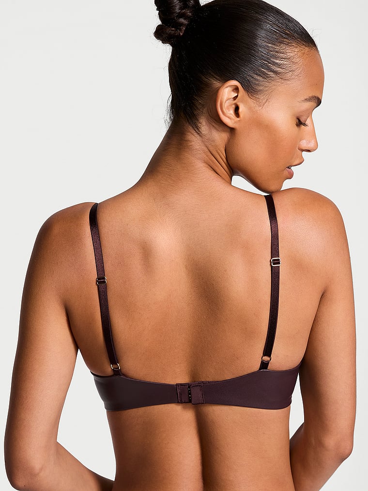 Bra Push Up De Piel Sintética Agrega 2 Copas Bombshell Push Up